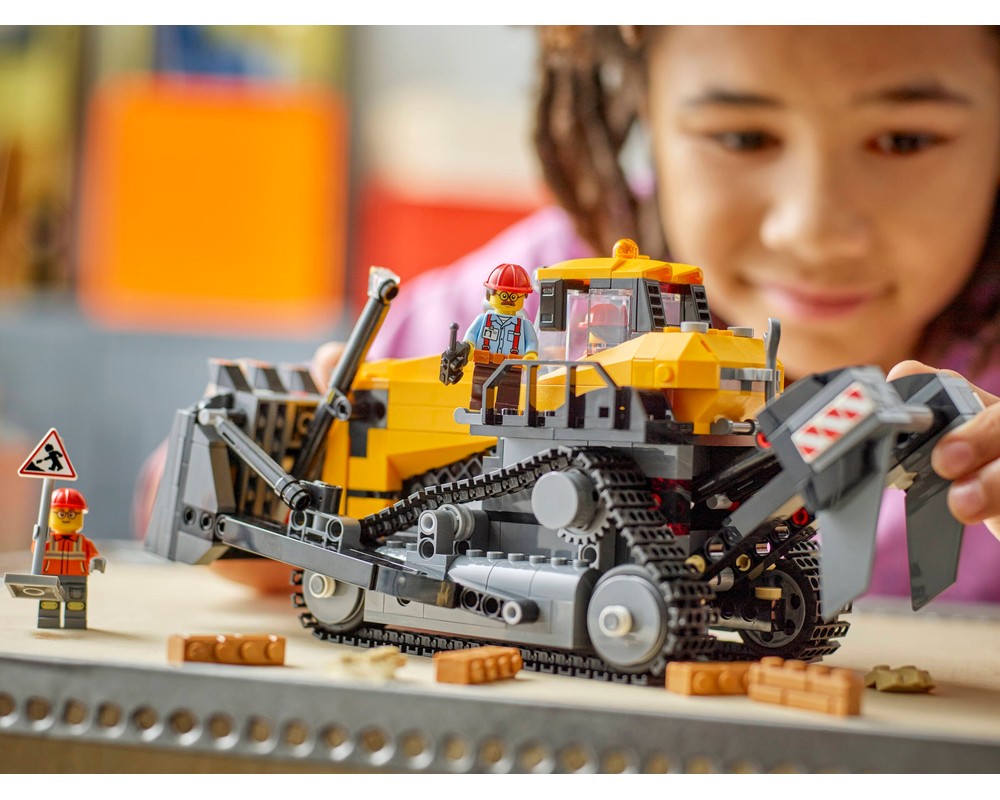 LEGO Set 60466-1 Yellow Bulldozer (2025 City > Construction ...