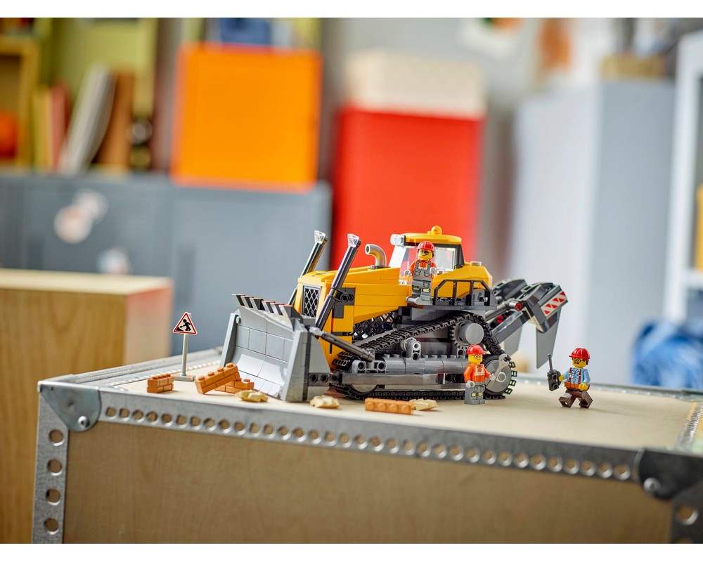 LEGO Set 60466-1 Yellow Bulldozer (2025 City > Construction ...