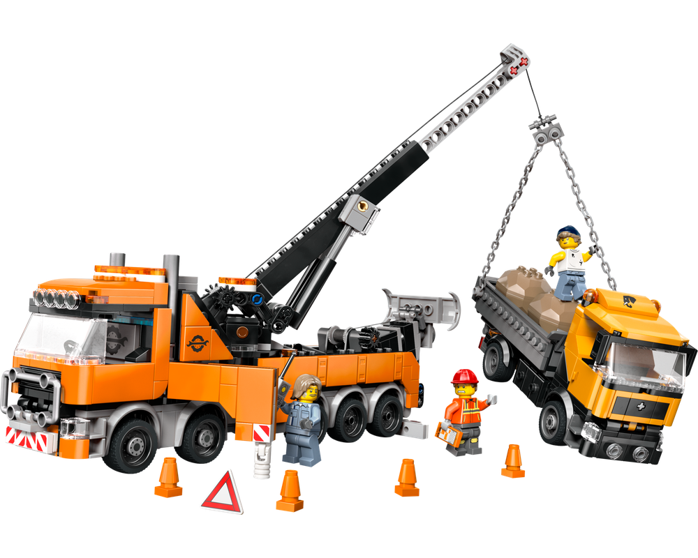 LEGO Set 60467-1 Heavy-Duty Recovery Tow Truck with Crane (2025 City ...