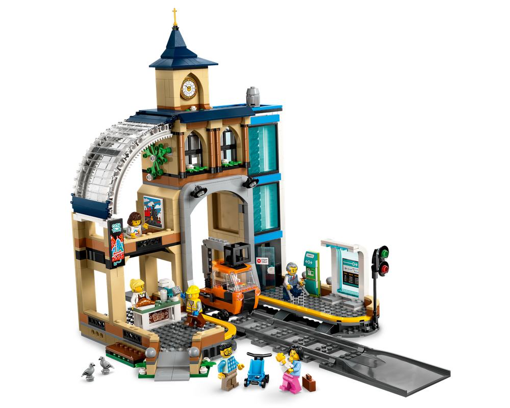 LEGO Set 60469-1 Central Train Station (2025 City > Trains ...