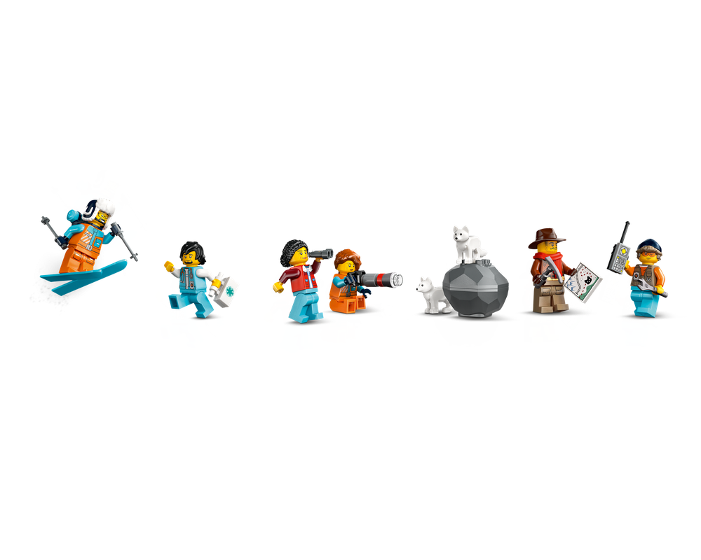 LEGO Set 60470-1 Explorers' Arctic Polar Express Train (2025 City ...