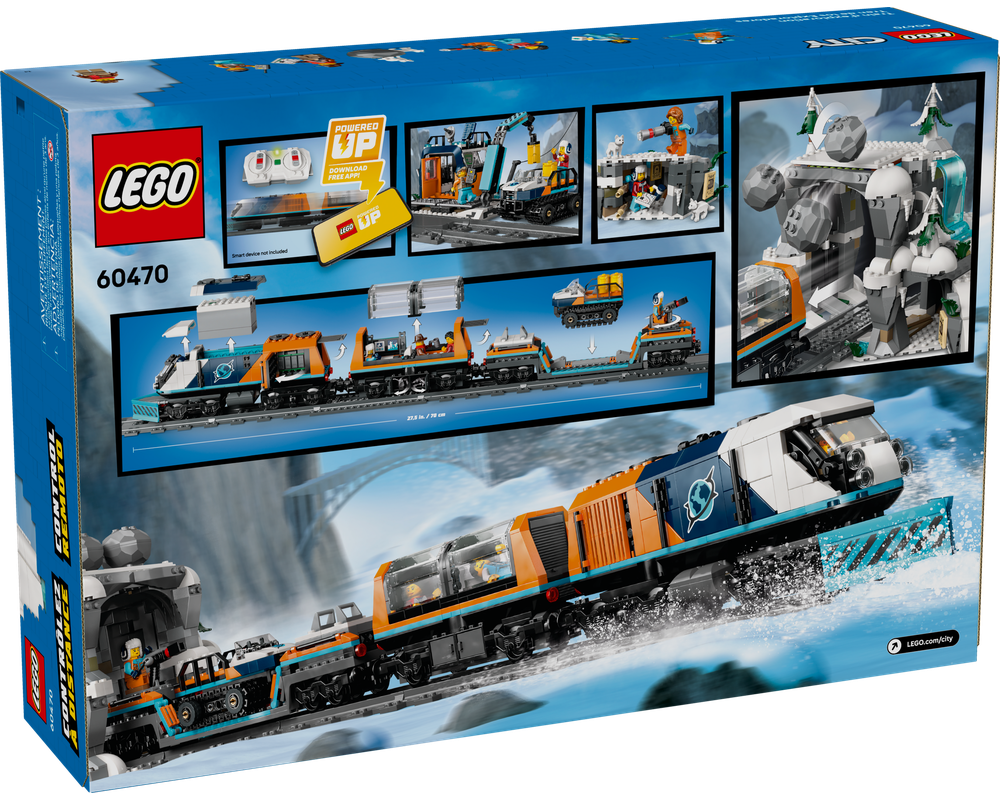 LEGO Set 60470-1 Explorers' Arctic Polar Express Train (2025 City ...