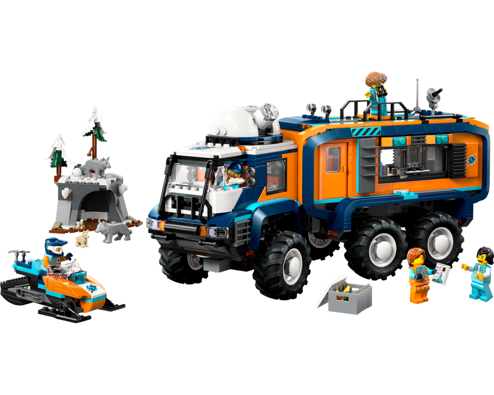 LEGO Set 60471-1 Arctic Explorer Science Lab Truck (2025 City > Arctic ...