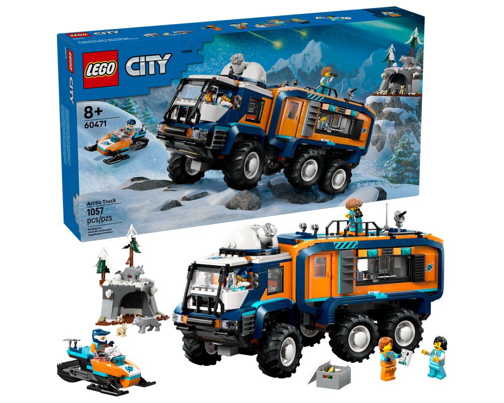 LEGO Set 60471-1 Arctic Explorer Science Lab Truck (2025 City > Arctic ...