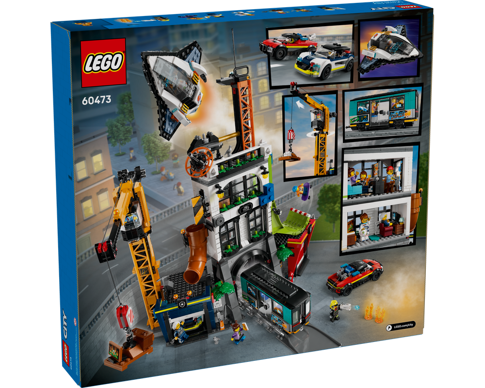 LEGO Set 60473-1 The City Tower (2025 City) | Rebrickable - Build with LEGO