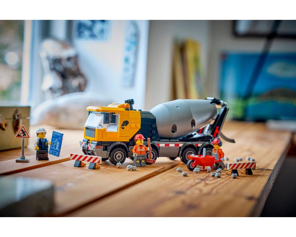 LEGO Set 60478-1 Cement Mixer (2026 City > Construction) | Rebrickable ...