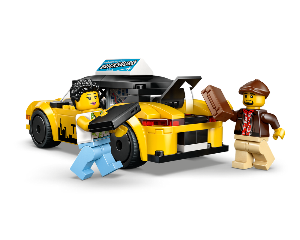 LEGO Set 60487-1 Yellow Taxi (2026 City > Traffic) | Rebrickable ...