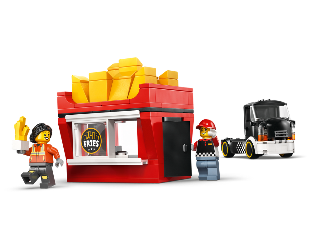 LEGO Set 60488-1 Fries Food Truck (2026 City) | Rebrickable - Build ...