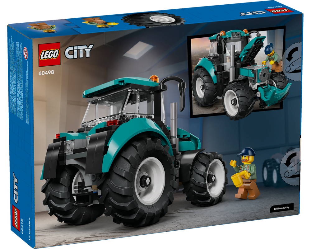 LEGO Set 60498-1 Tractor (2026 City) | Rebrickable - Build with LEGO