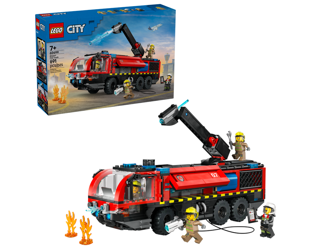 LEGO Set 60499-1 Airport Fire Truck (2026 City > Airport) | Rebrickable ...