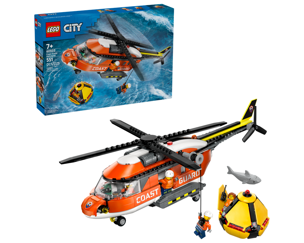LEGO Set 60503-1 Coast Guard Helicopter (2026 City > Coast Guard ...