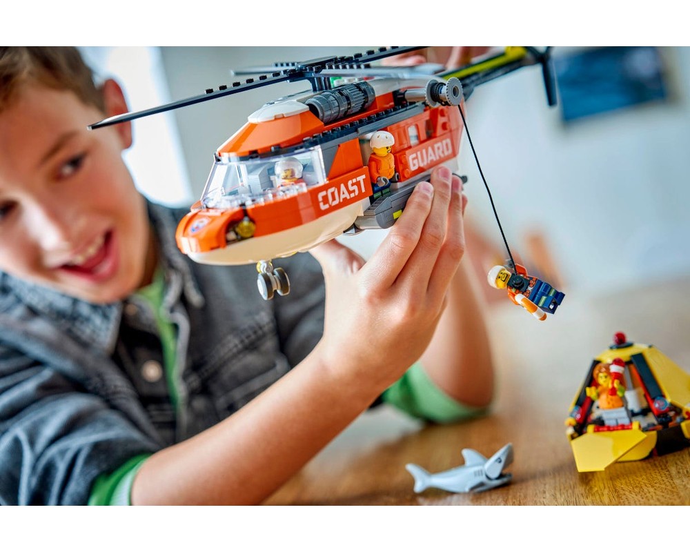 LEGO Set 60503-1 Coast Guard Helicopter (2026 City > Coast Guard ...