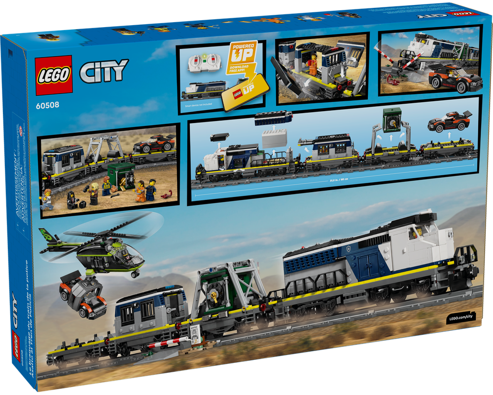 LEGO Set 60508-1 Police Train Heist (2026 City > Police) | Rebrickable ...