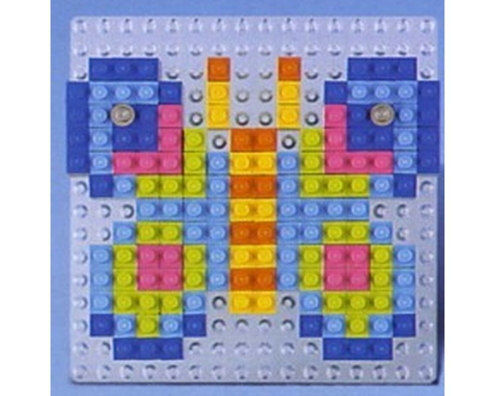 LEGO Set 6163-1-b1 Butterfly (2007 Sculptures > Mosaic) | Rebrickable ...