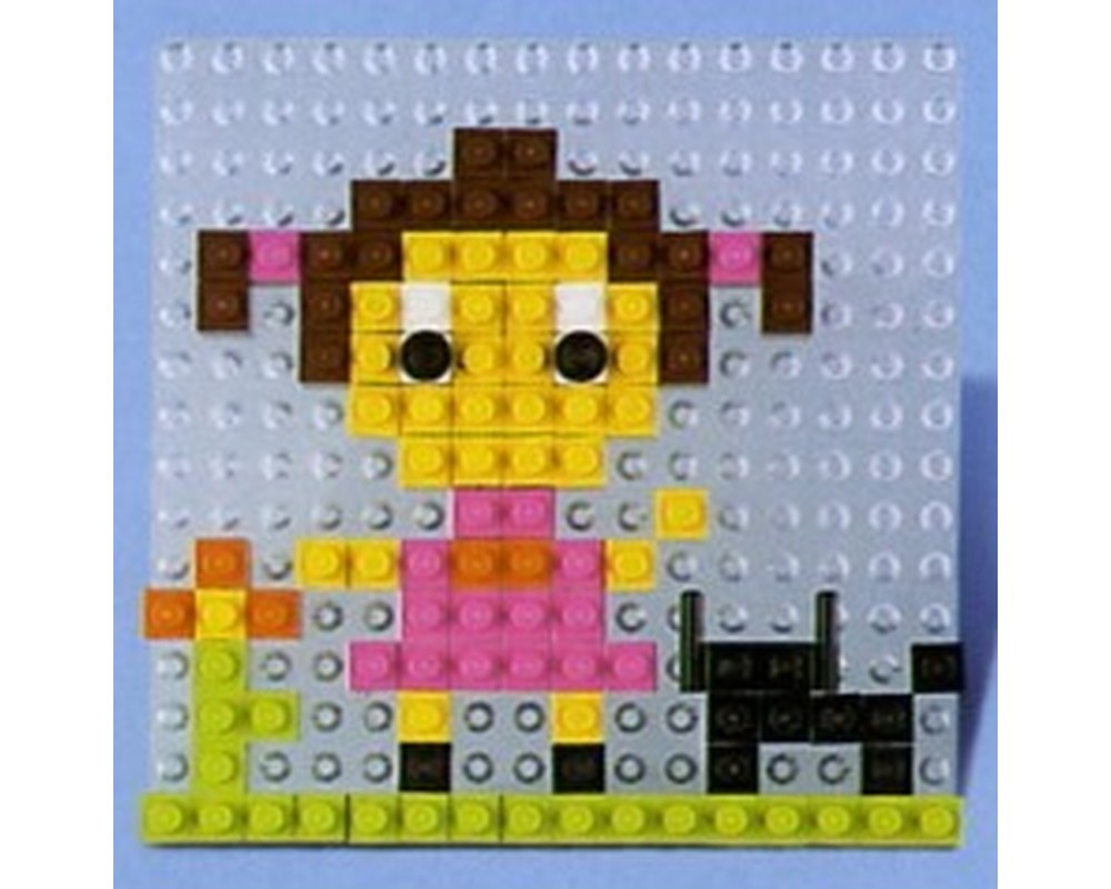 LEGO Set 6163-1-b7 Girl With Dog (2007 Sculptures > Mosaic ...