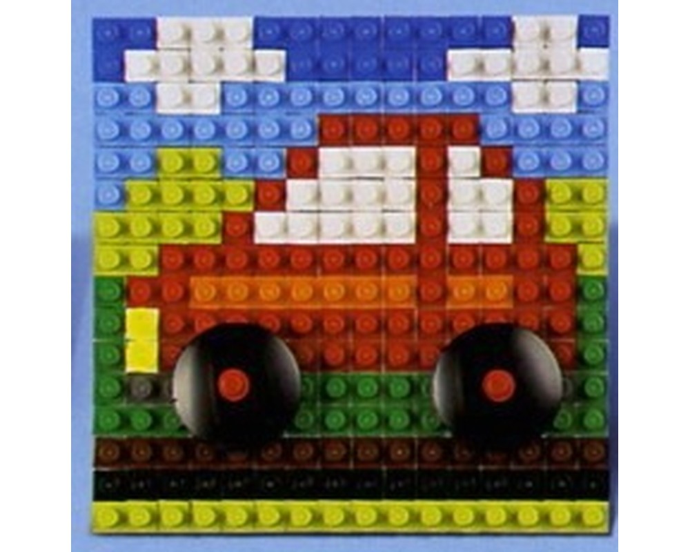 LEGO Set 6163-1-b8 Car (2007 Sculptures > Mosaic) | Rebrickable - Build ...