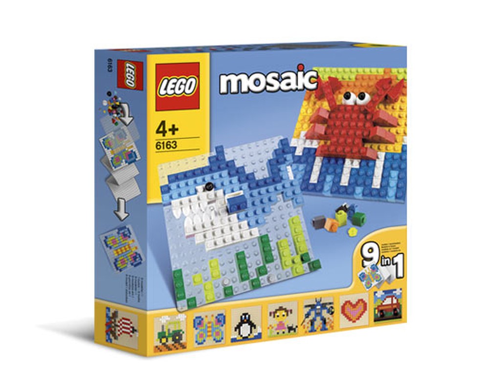 LEGO Set 6163-1 A World of LEGO Mosaic 9 in 1 (2007 Sculptures > Mosaic ...