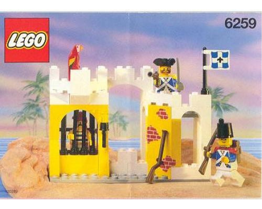 LEGO Set 6259-1 Broadside's Brig (1991 Pirates > Pirates I ...