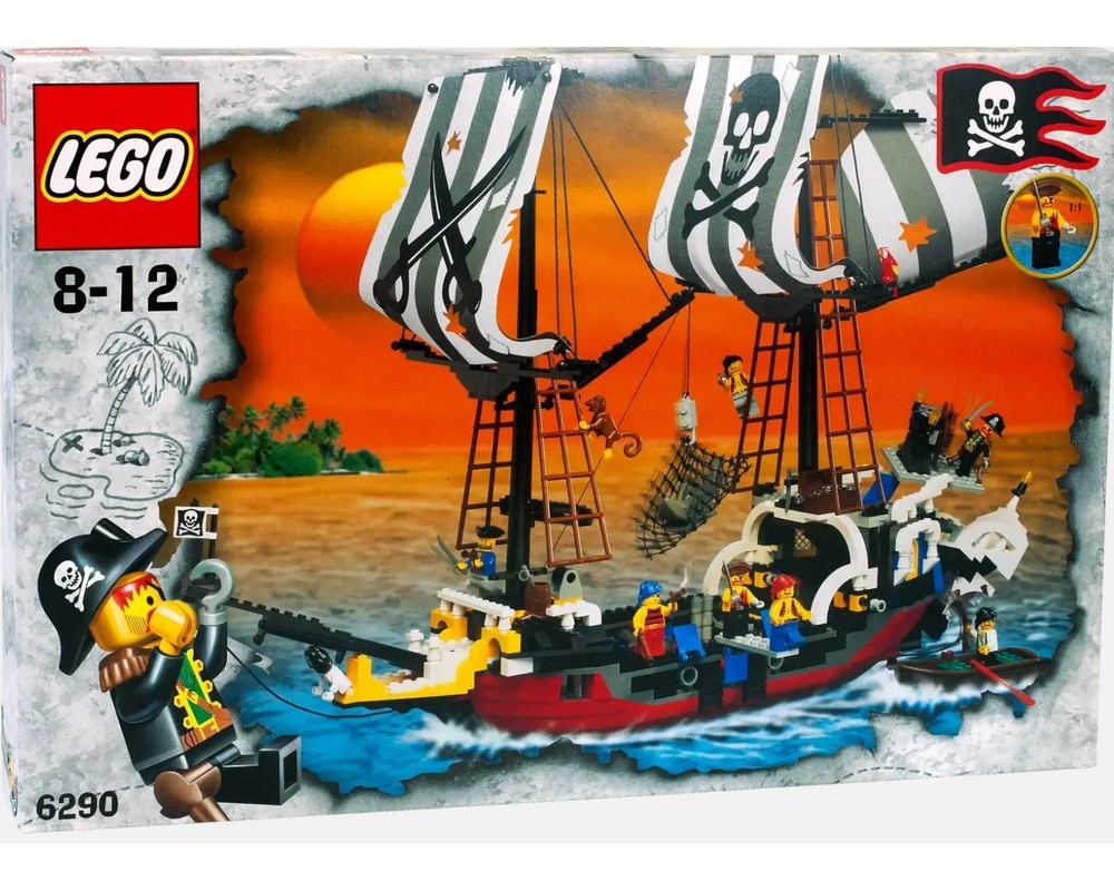 LEGO Set 6290-1 Red Beard Runner (2001 Pirates > Pirates I ...