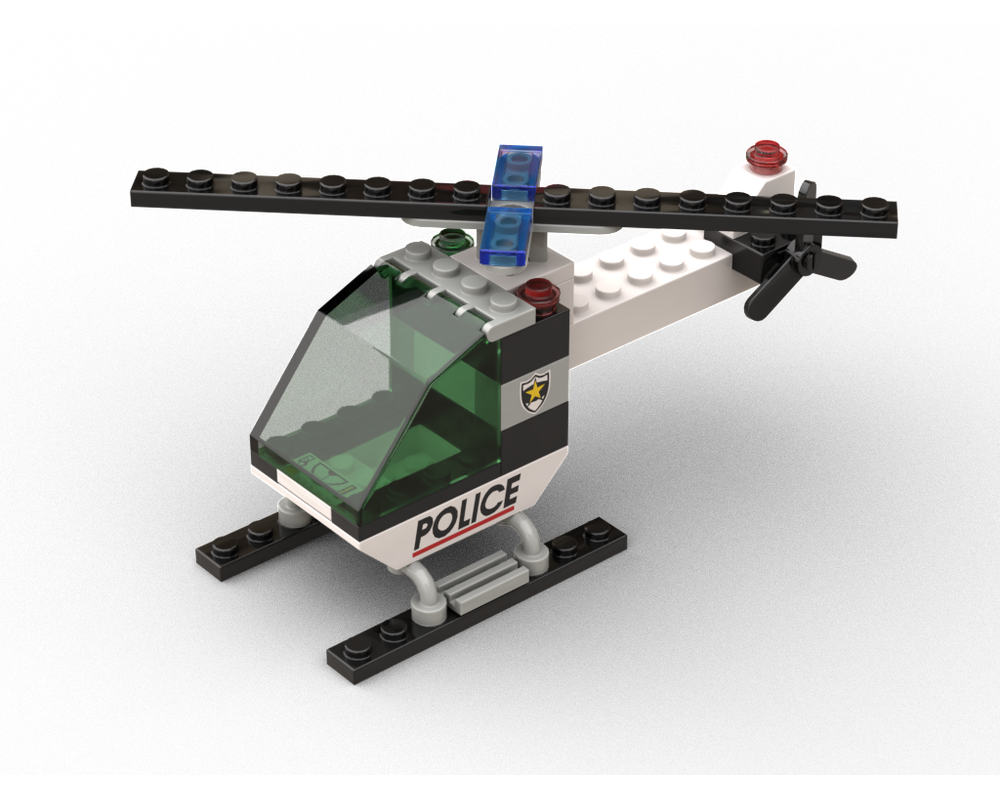 LEGO Set 6328-1-s3 Police Helicopter (1998 Town > Town Jr ...