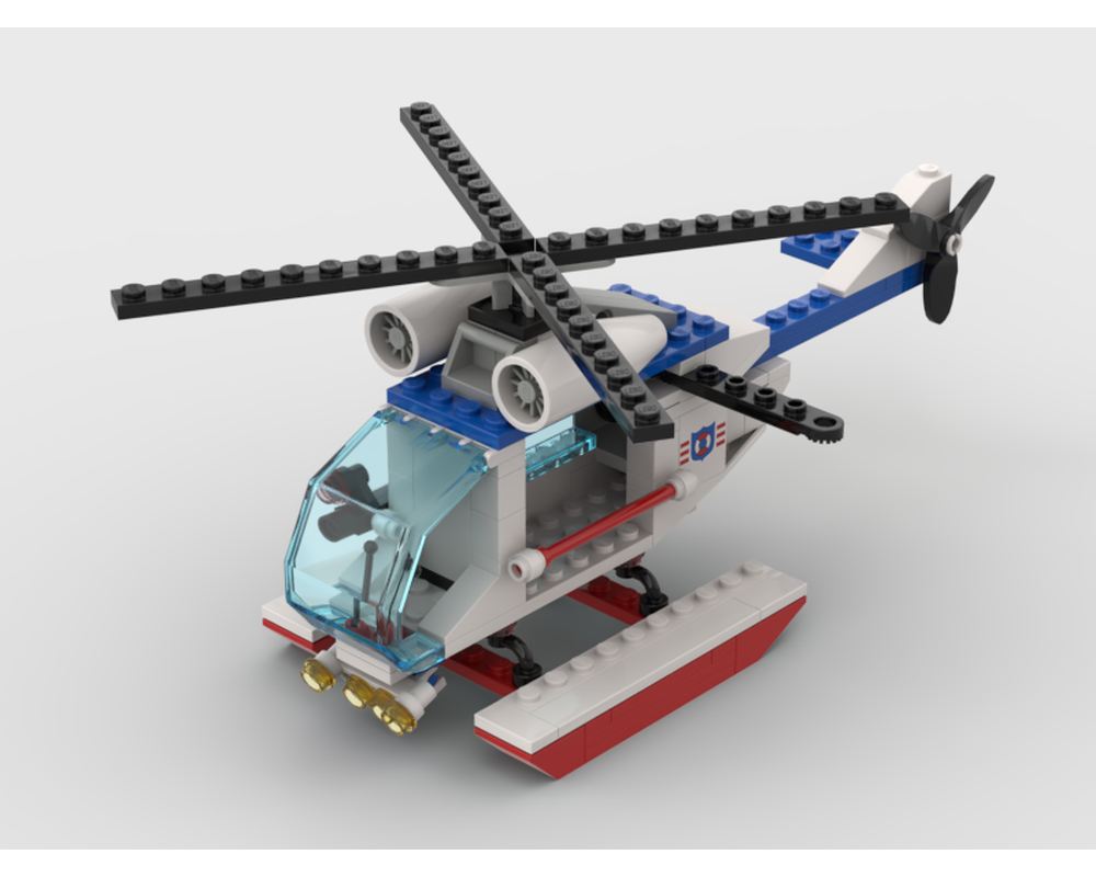 LEGO Set 6342-1-s2 Coastguard Helicopter (1993 Town > Classic Town ...