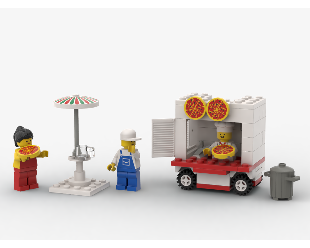 LEGO Set 6350-1-c1 Pizza stand (1994 Town > Classic Town) | Rebrickable ...