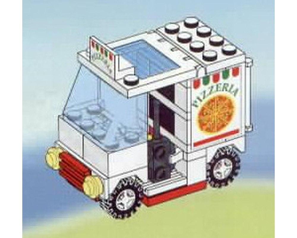 LEGO Set 6350-1-s1 Pizza delivery van (1994 Town > Classic Town ...