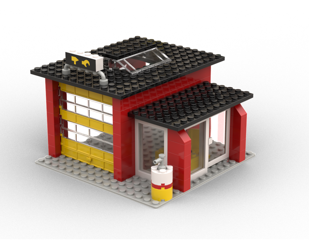 LEGO Set 6369-1-s1 Garage (1985 Town > Classic Town) | Rebrickable ...