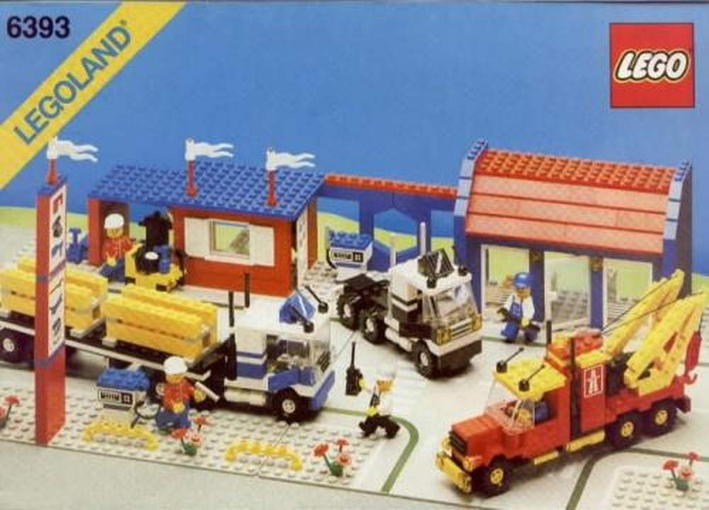LEGO Set 6393-1 Big Rig Truck Stop (1987 Town > Classic Town > Traffic ...