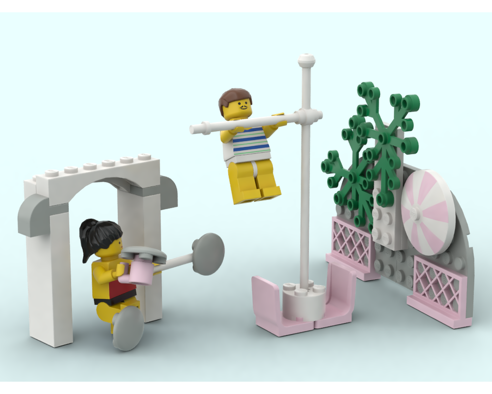LEGO Set 6401-1-c3 Outdoor gym (1992 Town > Paradisa) | Rebrickable ...