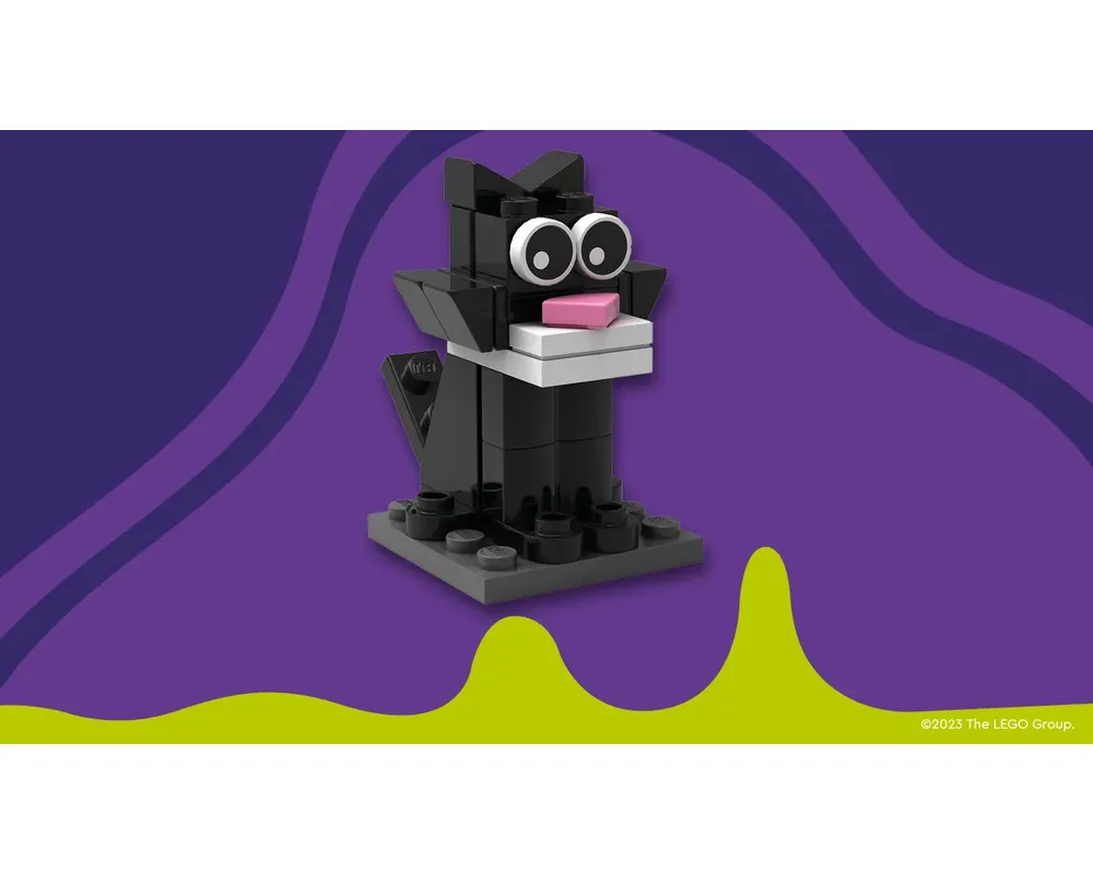 LEGO Set 6491112-1 Black Cat (2023 Seasonal > Halloween) | Rebrickable ...
