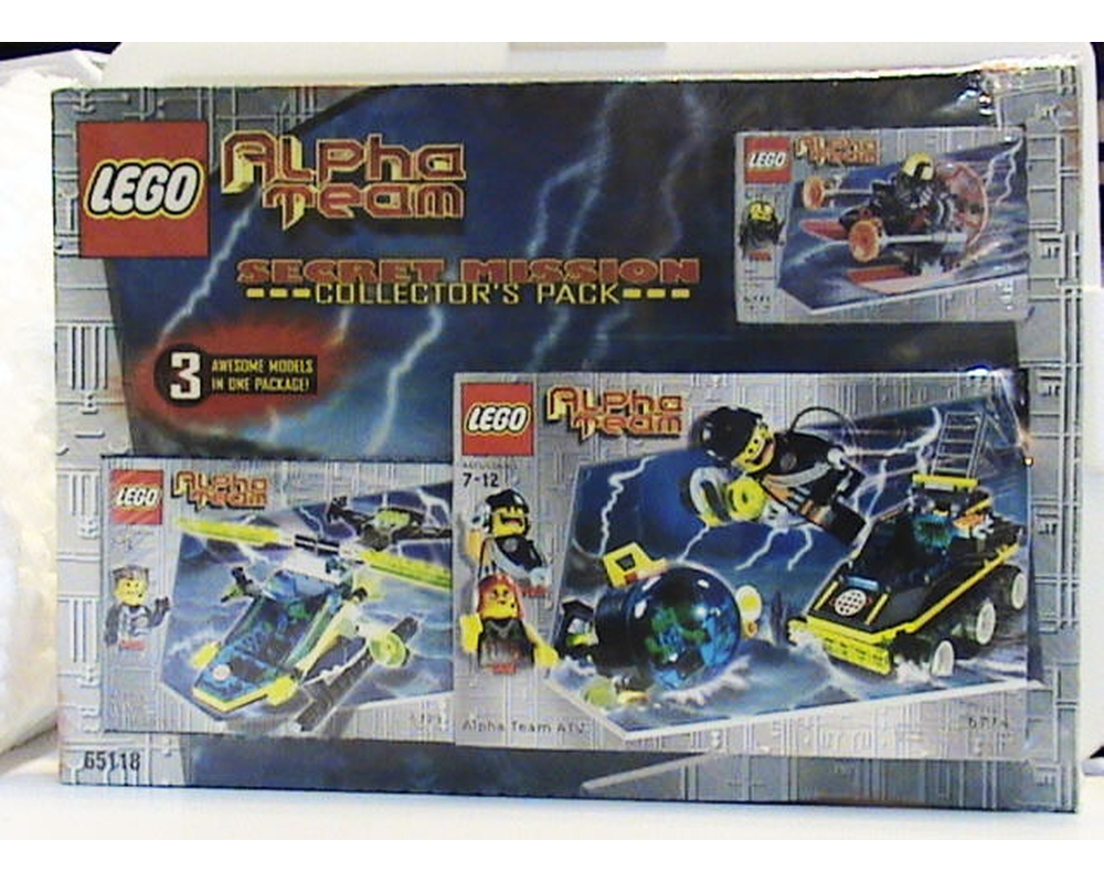 LEGO Set 65118-1 Alpha Team Secret Mission Collector's Pack (2002 Alpha ...