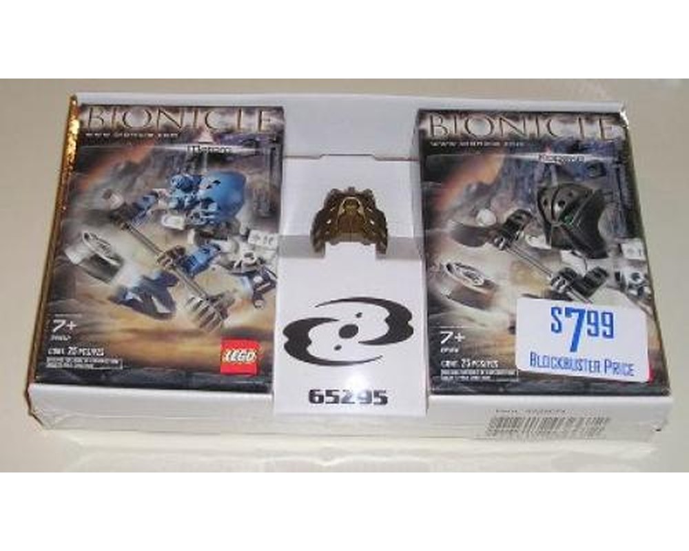 LEGO Set 65295-1 Matoro and Kopeke Twin Pack with Gold Avohkii (2003 ...