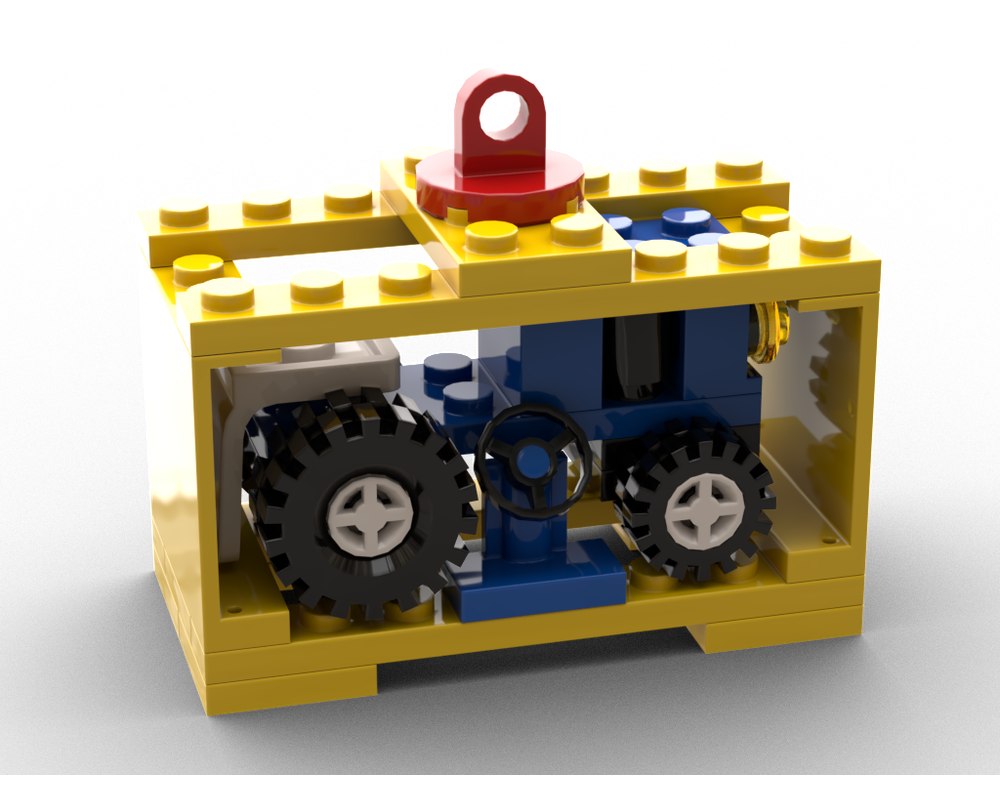 LEGO Set 6541-1-s1 Tractor in Shipping Container (1991 Town > Classic ...