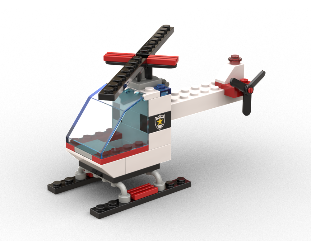 LEGO Set 6549-1-s4 Police Helicopter (1997 Town > Town Jr ...