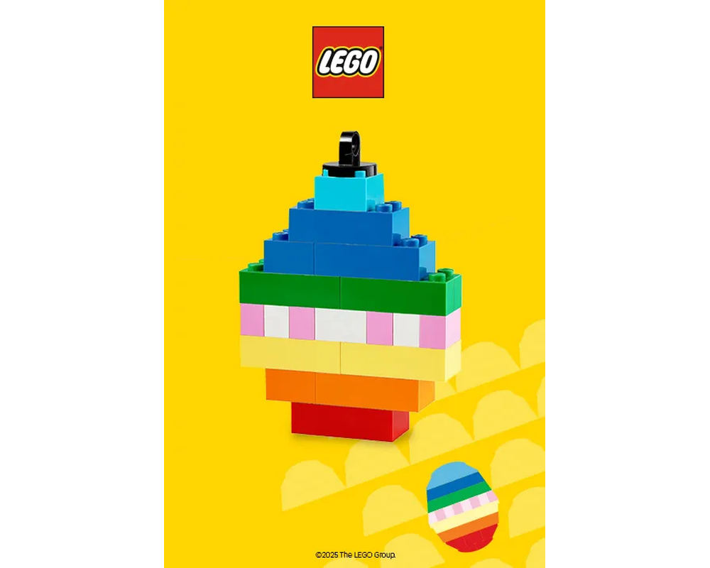 LEGO Set 6557644-1 2D Easter Egg (2025 Seasonal > Easter) | Rebrickable ...