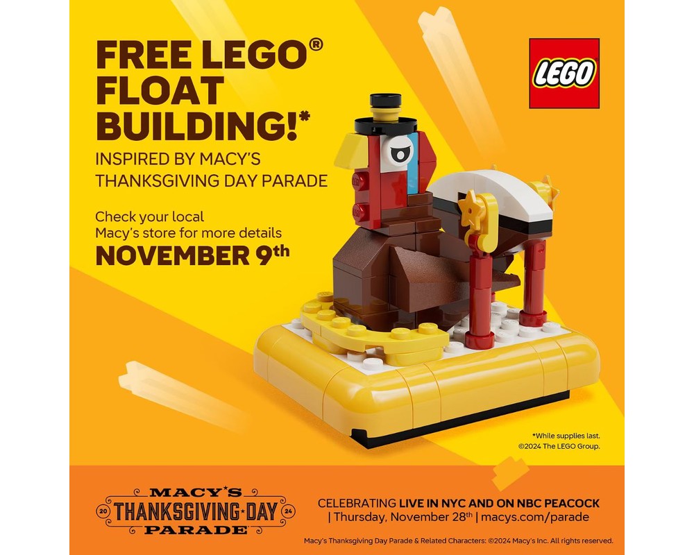 LEGO Set 6559432-1 Macy's Thanksgiving Float (2024 Seasonal ...