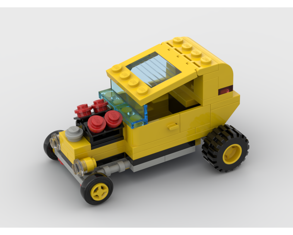 LEGO Set 6561-1-s1 Yellow Hotrod (1994 Town > Classic Town ...