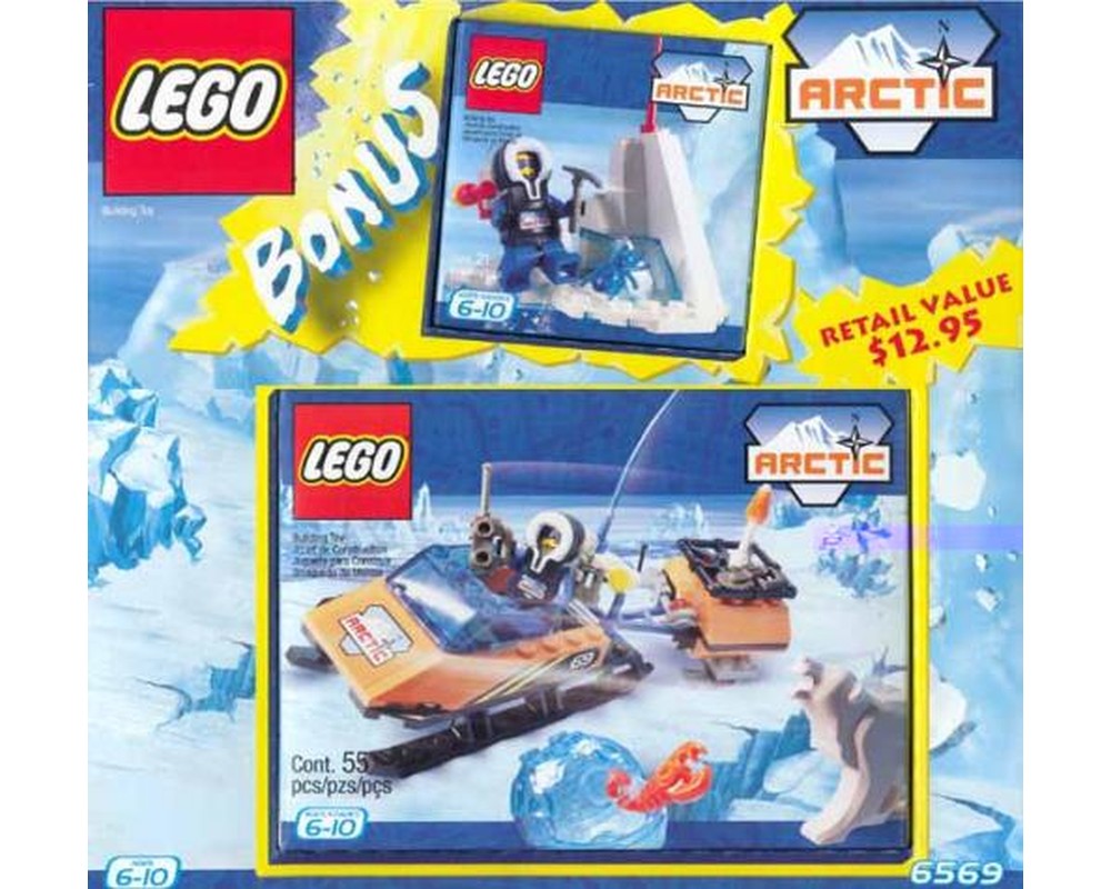 LEGO Set 6569-1 Polar Scout / Polar Explorer Co-Pack (2000 Town ...