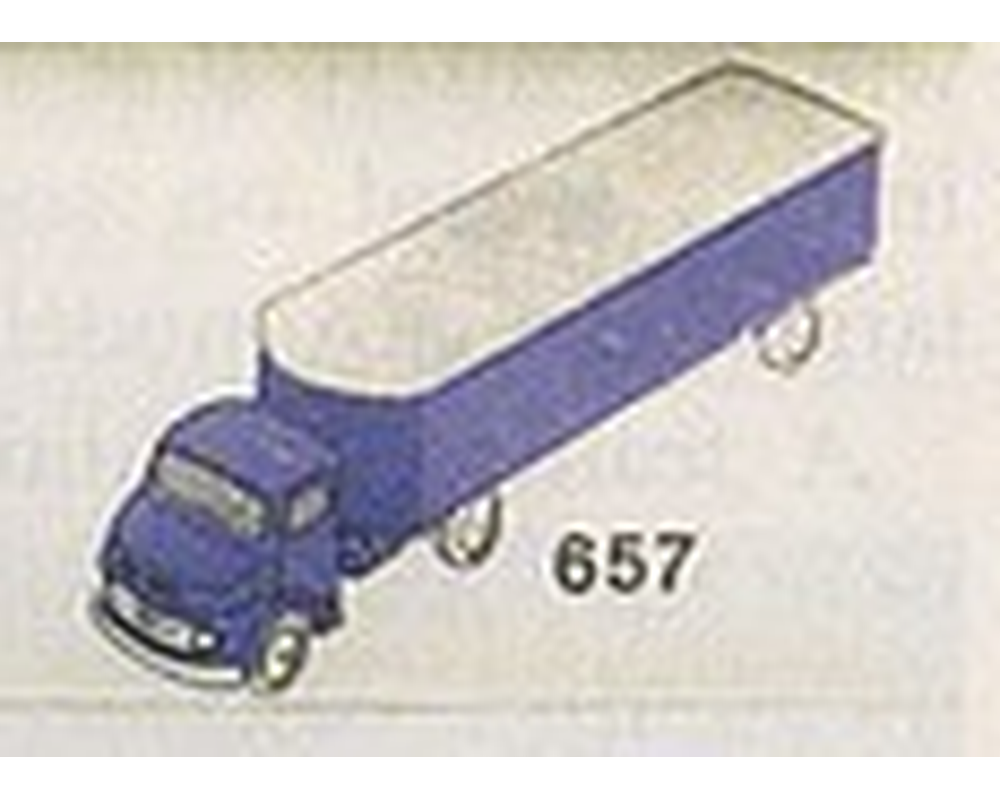 LEGO Set 657-2 1:87 Mercedes Delivery Van (1964 System > HO 1:87 ...