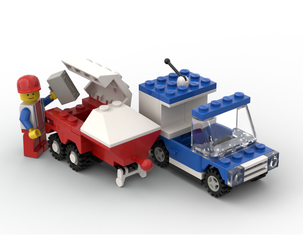 LEGO Set 6590-1-c3 Car with trailer (1988 Town > Classic Town ...