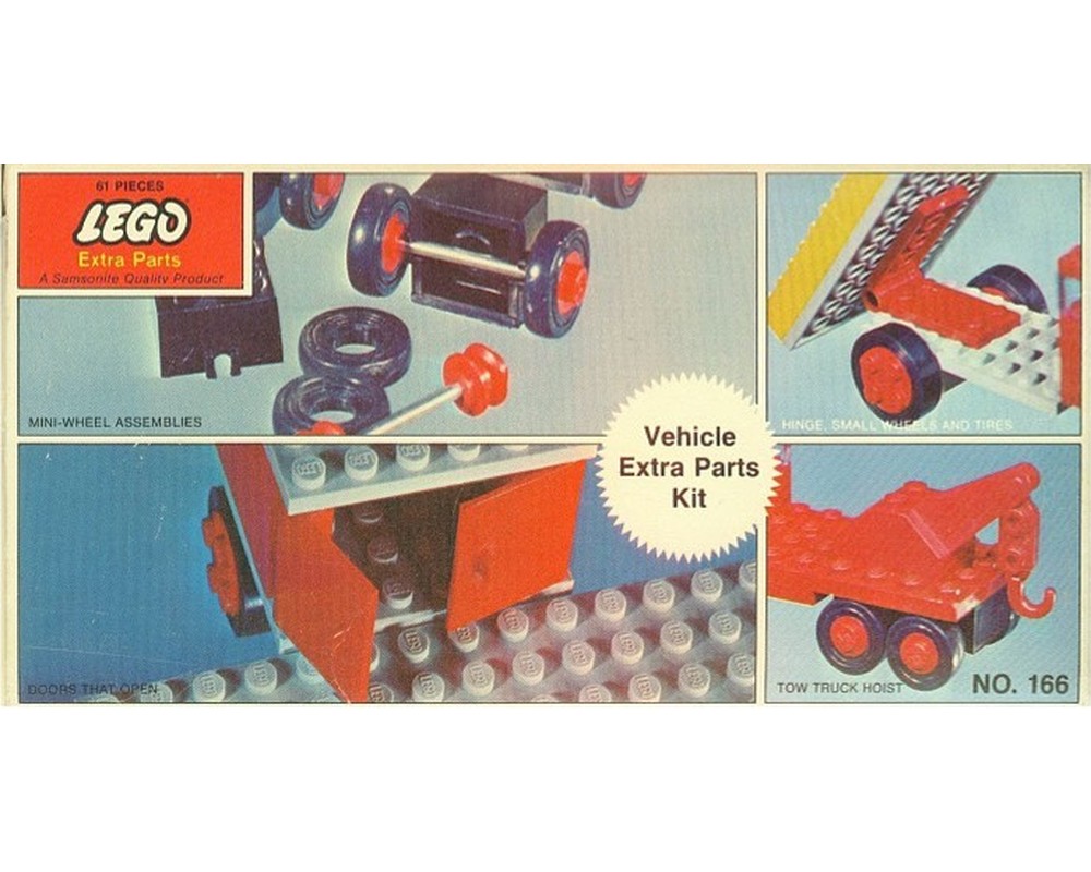 LEGO Set 66-2 Vehicle Extra Parts Kit (1971 System > Samsonite ...