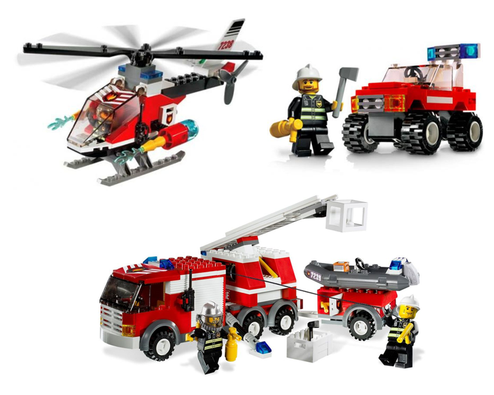 LEGO Set 66182-1 Fire Value Pack (2006 City > Fire) | Rebrickable ...