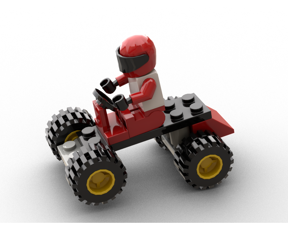 LEGO Set 6619-1-c2 Red Four Wheel Driver Extreme (2000 Town > Race ...