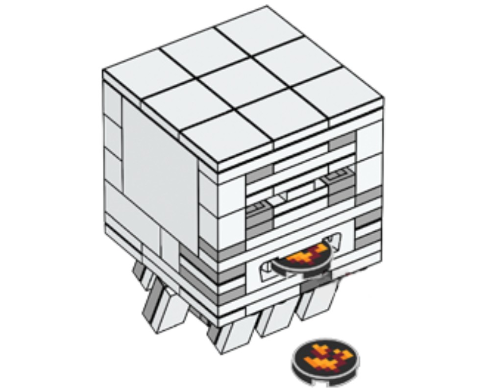LEGO Set 662504-1 Ghast (2025 Minecraft) | Rebrickable - Build with LEGO