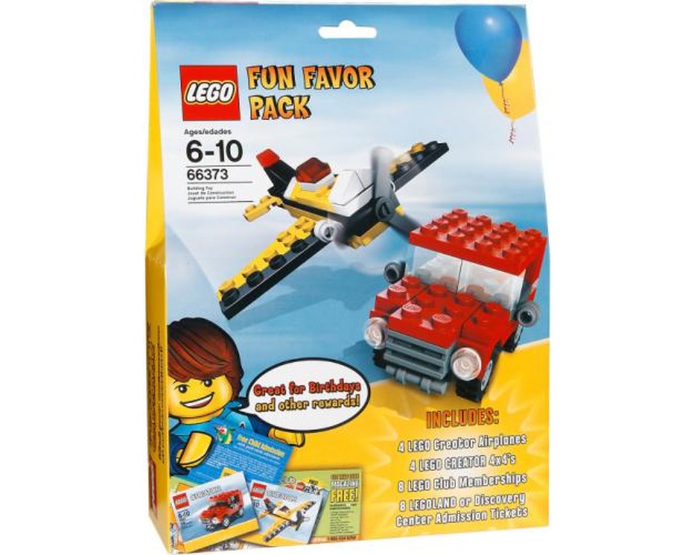 LEGO Set 66373-1 Fun Favor Pack (2010 Creator) | Rebrickable - Build ...