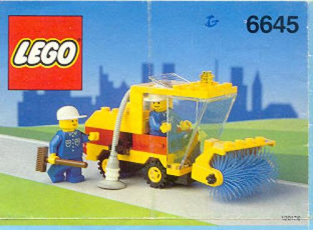 LEGO Set 6645-1 Street Sweeper (1991 Town > Classic Town > Traffic ...