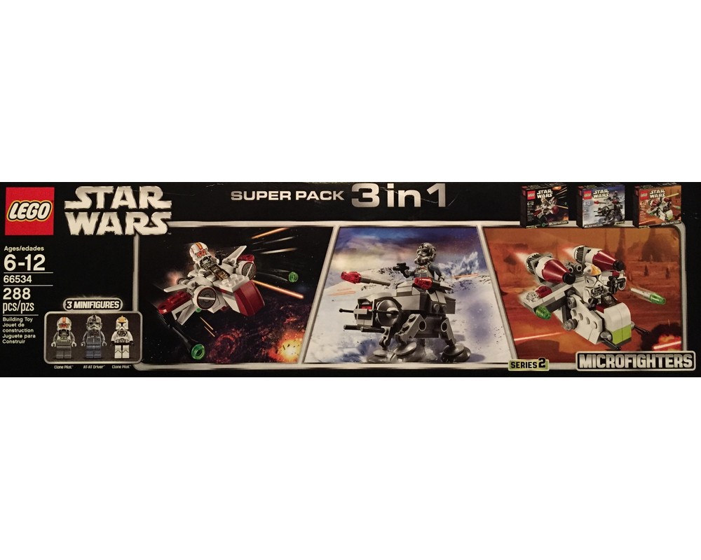 LEGO Set 66534-1 Star Wars Super Pack 3 in 1 (2015 Star Wars ...