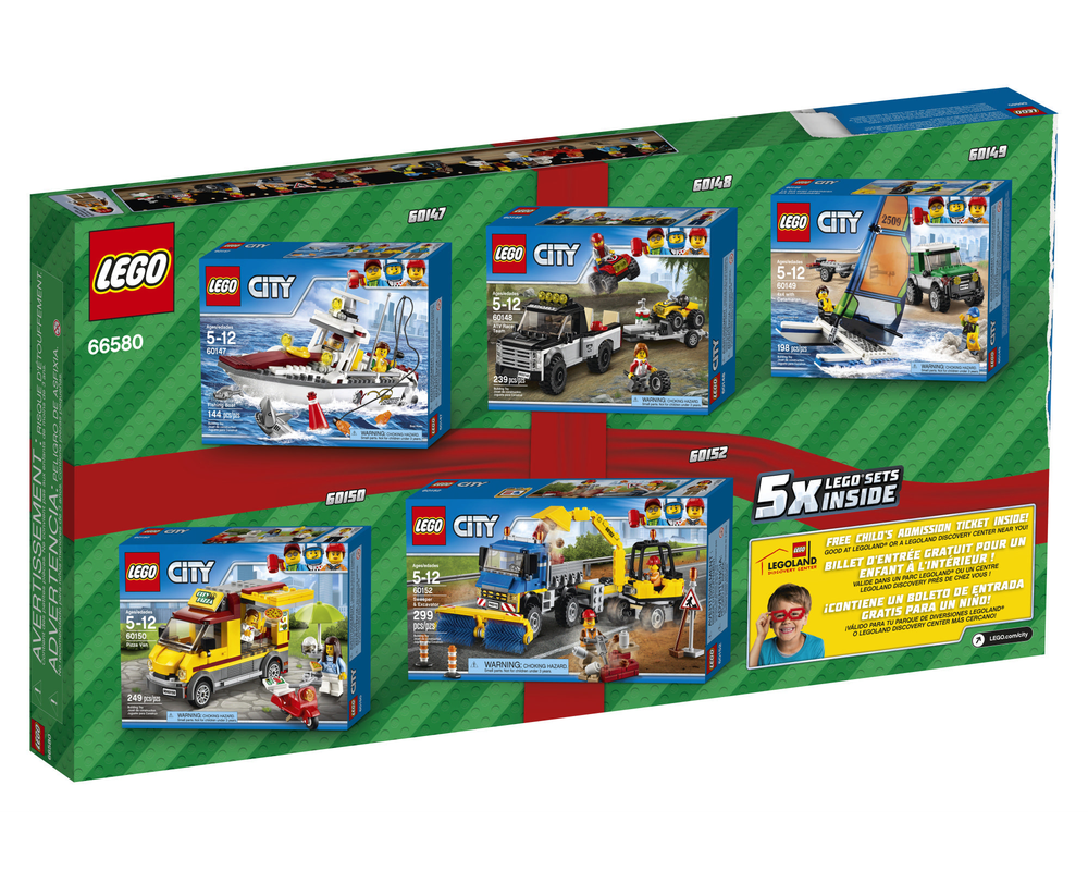 LEGO Set 66580-1 Holiday Co-pack (2017 City) | Rebrickable - Build with ...