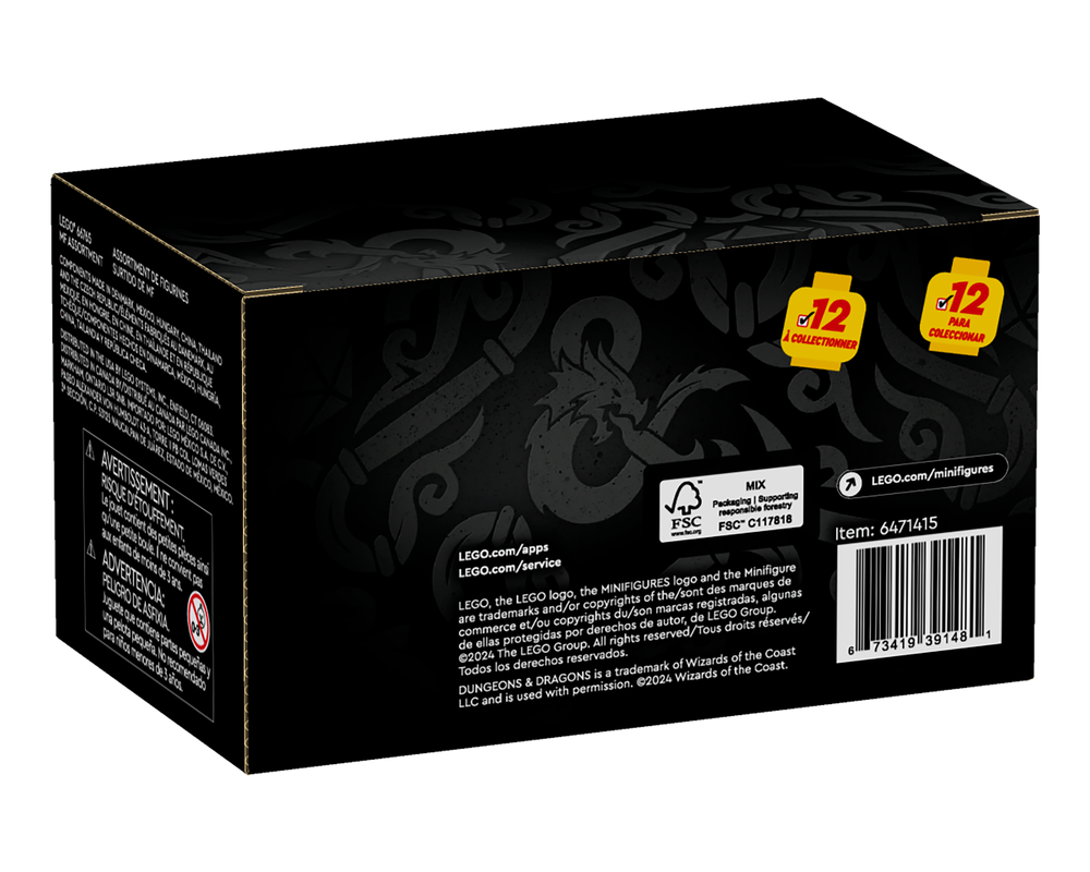 LEGO Set 66765-1 Dungeons & Dragons - 6 Pack (2024 Collectible ...